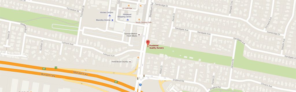 map - Pinewood Nursery